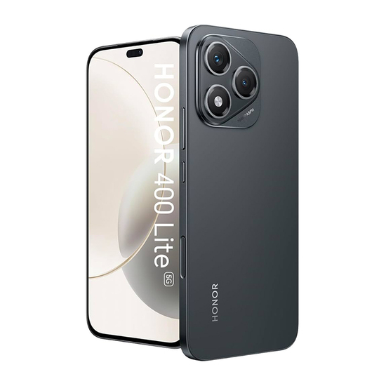 Mobilni telefon Honor 400 LITE, Crna, 5G, Dual Sim, 6.7'', 1080x2412 px, Dimensity 7025 Ultra ...