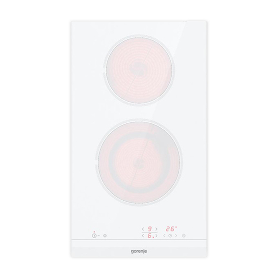 Ugradna ploča Gorenje ECT 322 WCSC, 2.9 kW, Bela