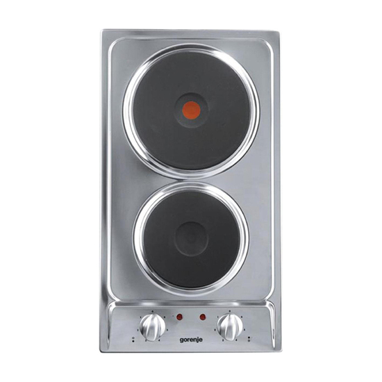 Ugradna ploča Gorenje EM 30 E, 2 ringle, 3 kW, Inox