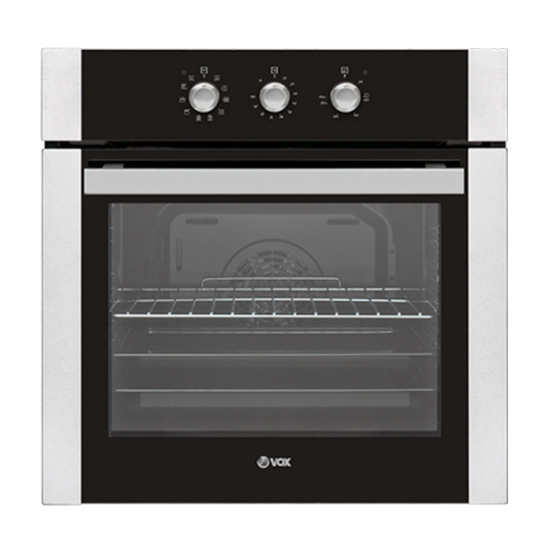 Ugradna Rerna Vox EBB 7116, Crna-Inox